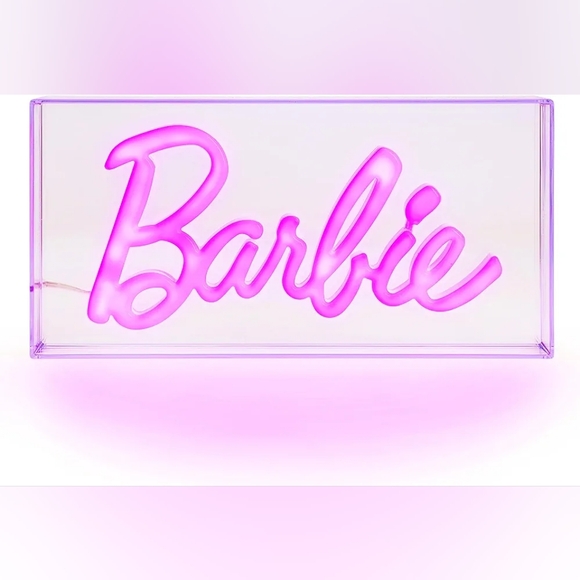Mattel | Other | Barbie Logo Led Neon Pink Sign | Poshmark